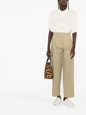 Studio Nicholson Side-patch Pocket Cropped Trousers