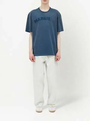MAISON MARGIELA Logo-appliqué Jersey T-shirt