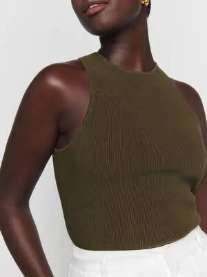 REFORMATION Hudson Ribbed Sweater Tank