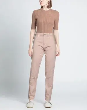 MANILA GRACE Twill Pants - Beige