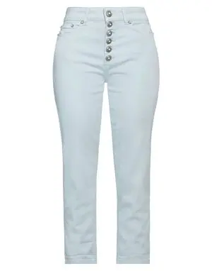 DONDUP Tapered High-Waisted Pants Sky Blue