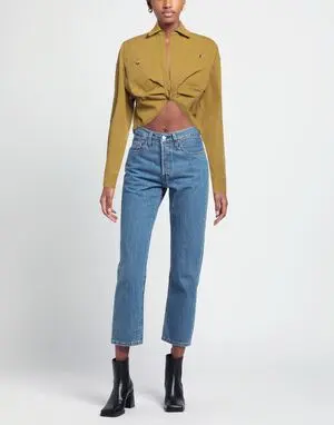 OFF-WHITE™ Cropped Top - Sage Green