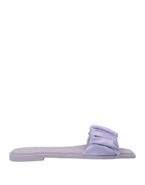 Santoni SANTONI Leather Slide Sandals Lilac