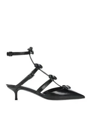 Valentino Garavani Pumps In Leather - Black