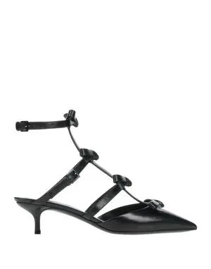Valentino Garavani Pumps In Leather - Black