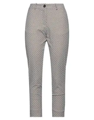 RRD Flared Geometric Print Pants - Khaki