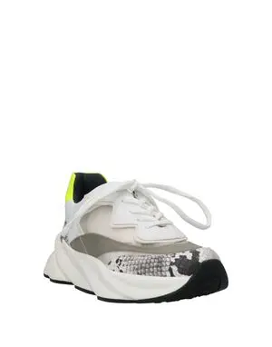 Elena Iachi Chunky Leather And Textile Sneakers