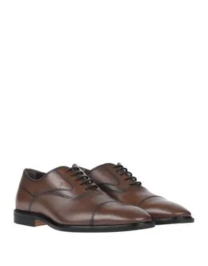 TOD'S Lace-up Leather Oxford Shoes - Brown
