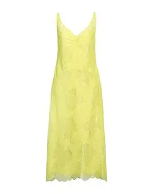 ANNA MOLINARI Polyester Midi Dress - Yellow