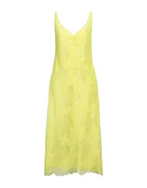 ANNA MOLINARI Polyester Midi Dress - Yellow