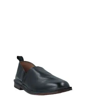 Moma Dark Calfskin Loafers - Black