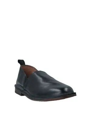 Moma Dark Calfskin Loafers - Black
