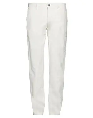 Incotex Pants Size Cotton, Elastane - White