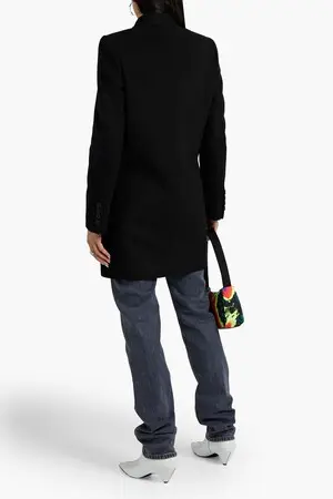 Stella McCartney Brushed Wool-blend Felt Coat