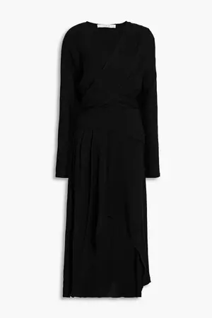 IRO PARIS Elmas Asymmetric Crepe Dress