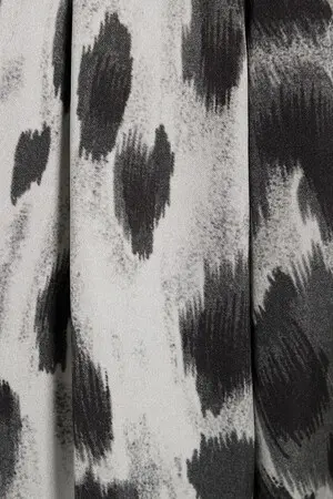 Stella McCartney Leopard-print Silk-satin Tapered Pants