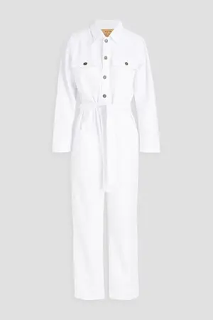 American Vintage Belted Denim Jumpsuit