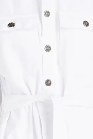 American Vintage Belted Denim Jumpsuit