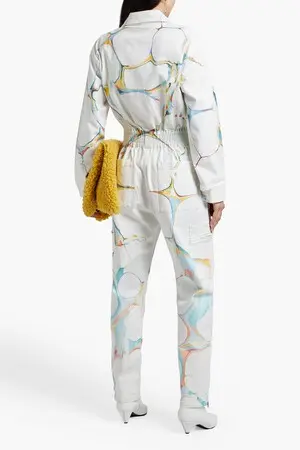 Stella McCartney Printed Denim Jumpsuit