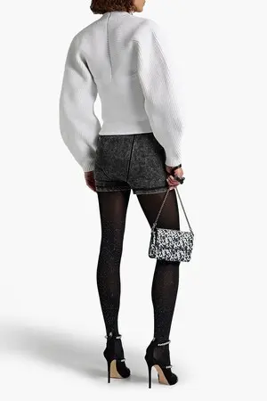 Alexander Wang Integral Shrug Ribbed-knit Sweater