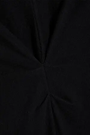 IRO PARIS Sibala Draped Stretch-cotton Midi Dress