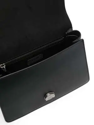 Pinko Love Birds Leather Tote Bag - Black