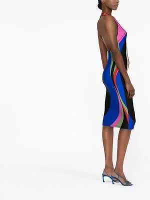 Emilio Pucci Marmo-print Sleeveless Dress