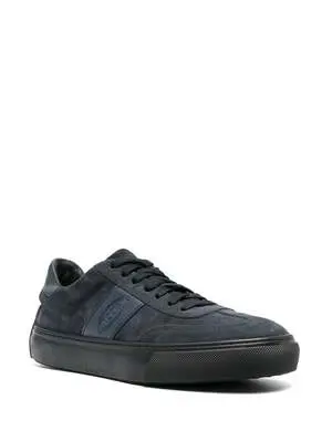TOD'S Logo-stamp Low-top Sneakers - Blue