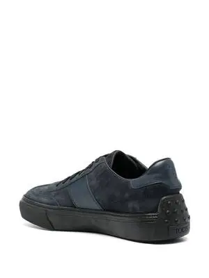 TOD'S Logo-stamp Low-top Sneakers - Blue