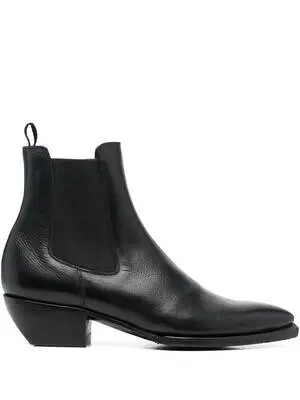 PAUL WARMER Pointed-toe Chelsea Boots