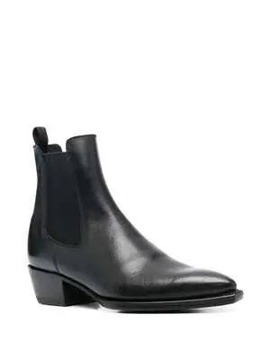 PAUL WARMER Pointed-toe Chelsea Boots
