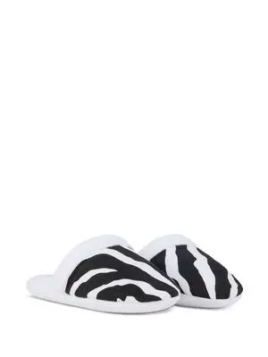 Dolce & Gabbana Cotton Terry Slippers - White