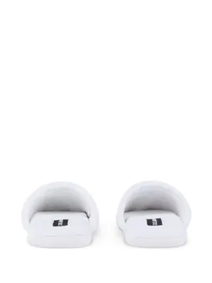 Dolce & Gabbana Cotton Terry Slippers - White