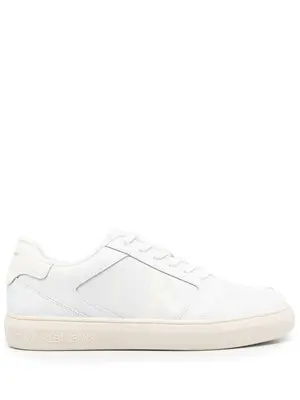 Calvin Klein Logo-print Leather Sneakers
