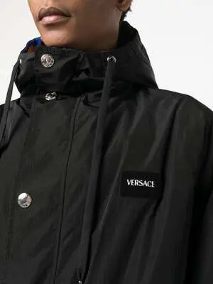 Versace Reversible Baroque-pattern Parka Coat