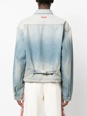Kenzo Faded Denim Trucker Jacket