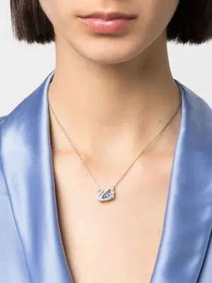 SWAROVSKI Crystal-embellished Swan Pendant Necklace