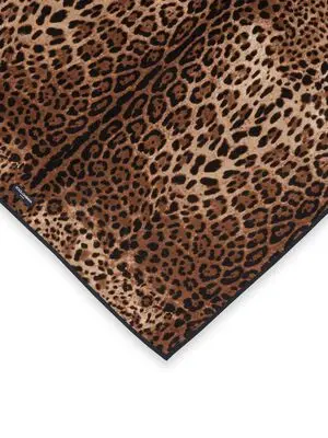 Dolce & Gabbana Leopard-print Terry Cotton Bath Towel