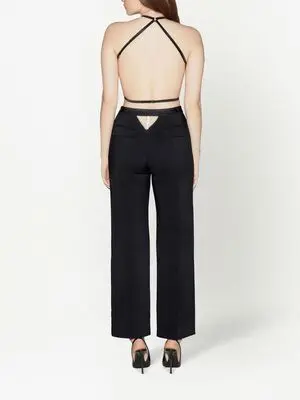 FLEUR DU MAL Crystal Cut-out Trousers
