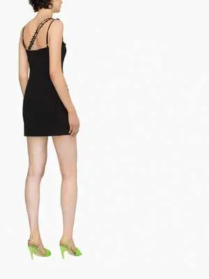 Blumarine Rose Appliqué Minidress
