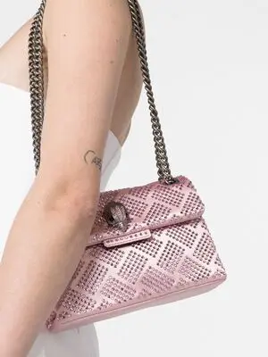 Kurt Geiger Mini Kensington Crystal-embellished Bag