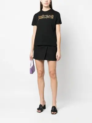 Just Cavalli Logo-print T-shirt - Blue