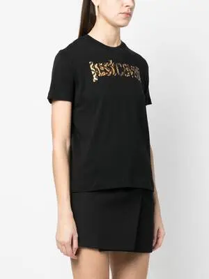 Just Cavalli Logo-print T-shirt - Blue