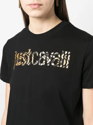 Just Cavalli Logo-print T-shirt - Blue