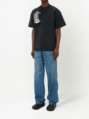 JW Anderson Barcode Print Sweatshirt - Black