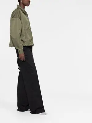 Palm Angels Embroidered-logo Zip-up Jacket