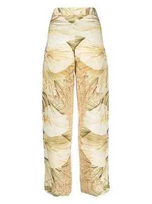 FAY Nature-print Trousers