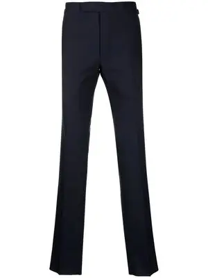 TOM FORD Wool Tailored Trousers - Blue