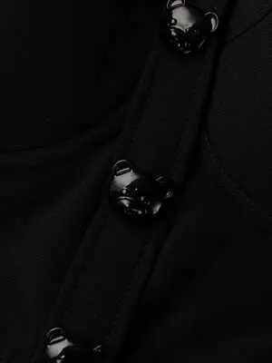 Moschino Teddy Bear-button Bustier Top