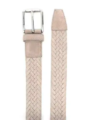 TOD'S Braided Belt With Logo